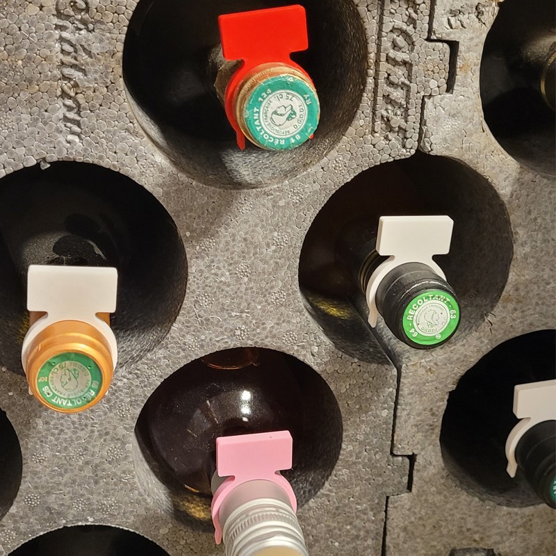 15 Clips pour bouteille de vin